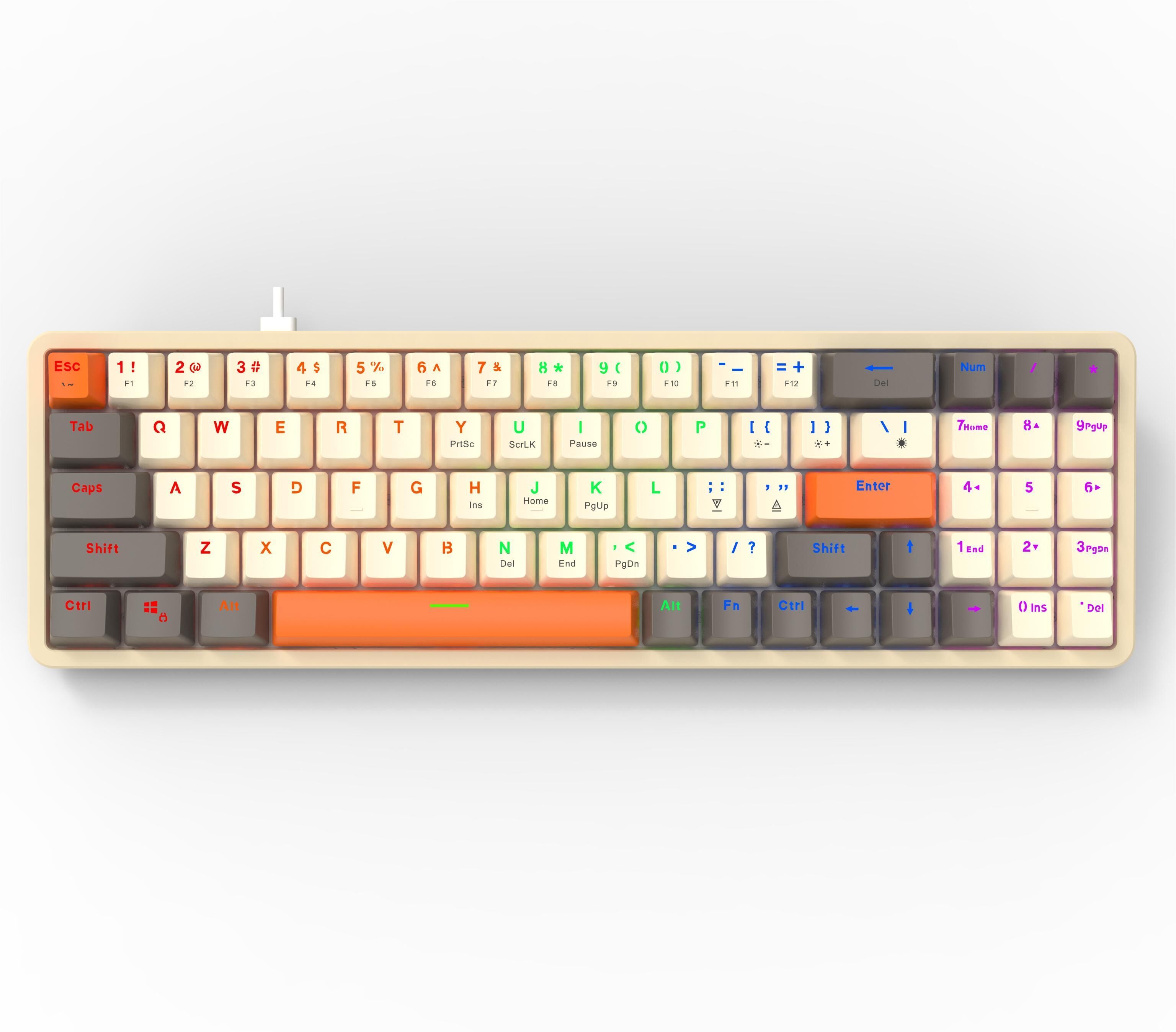 Oem Color Compact Mini Mechanical Keyboards Rgb Light Gaming Keyboards ...