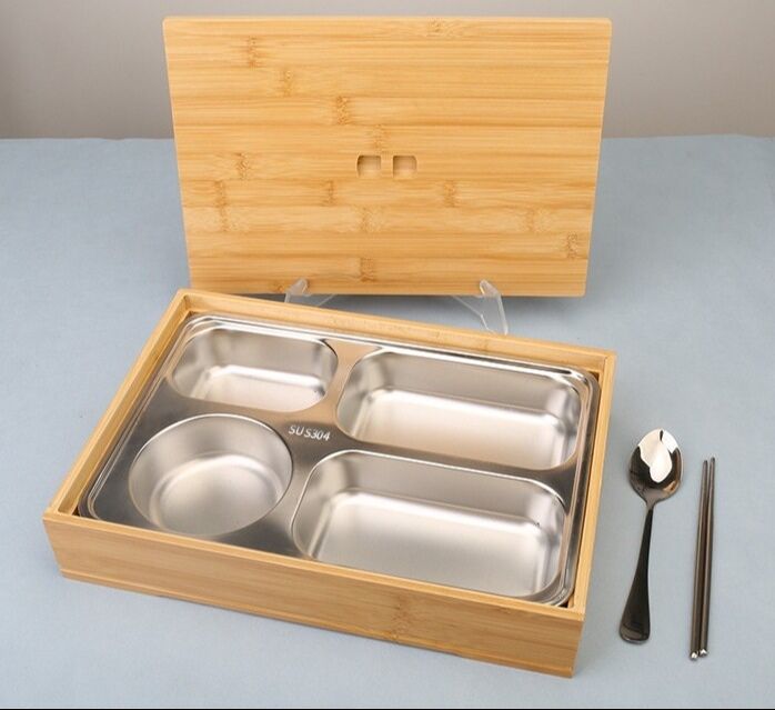 Bulk Buy China Wholesale 304 Stainless Steel Divided Lunch Box For ...