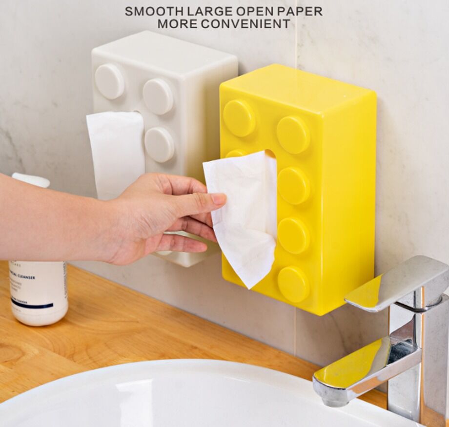 Wholesale Creative Living Room Building Blocks Tissue Box Car Tissue ...
