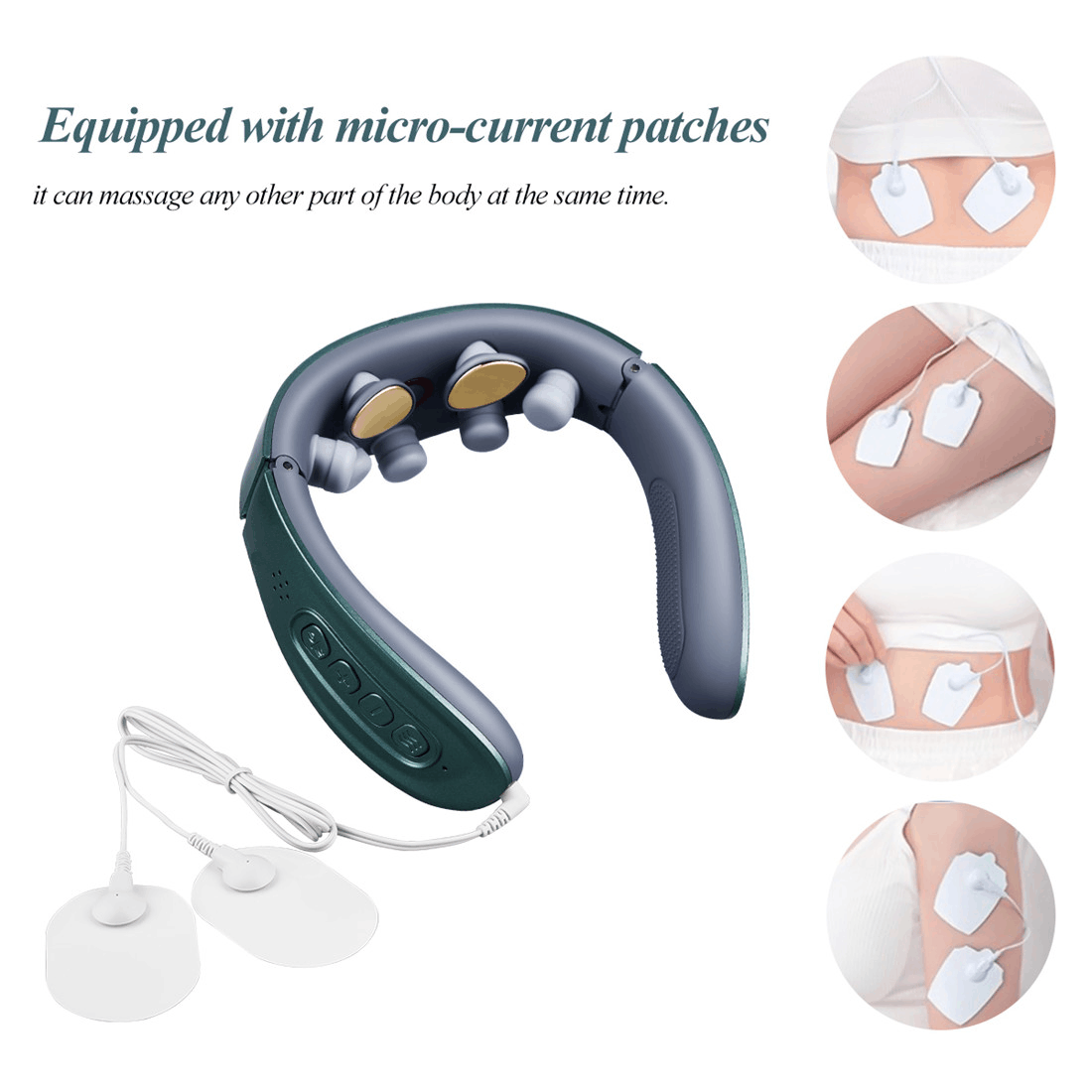 Intelligent 3d Spine Massager With Heat Vibration 5 Modes 15 Speeds ...