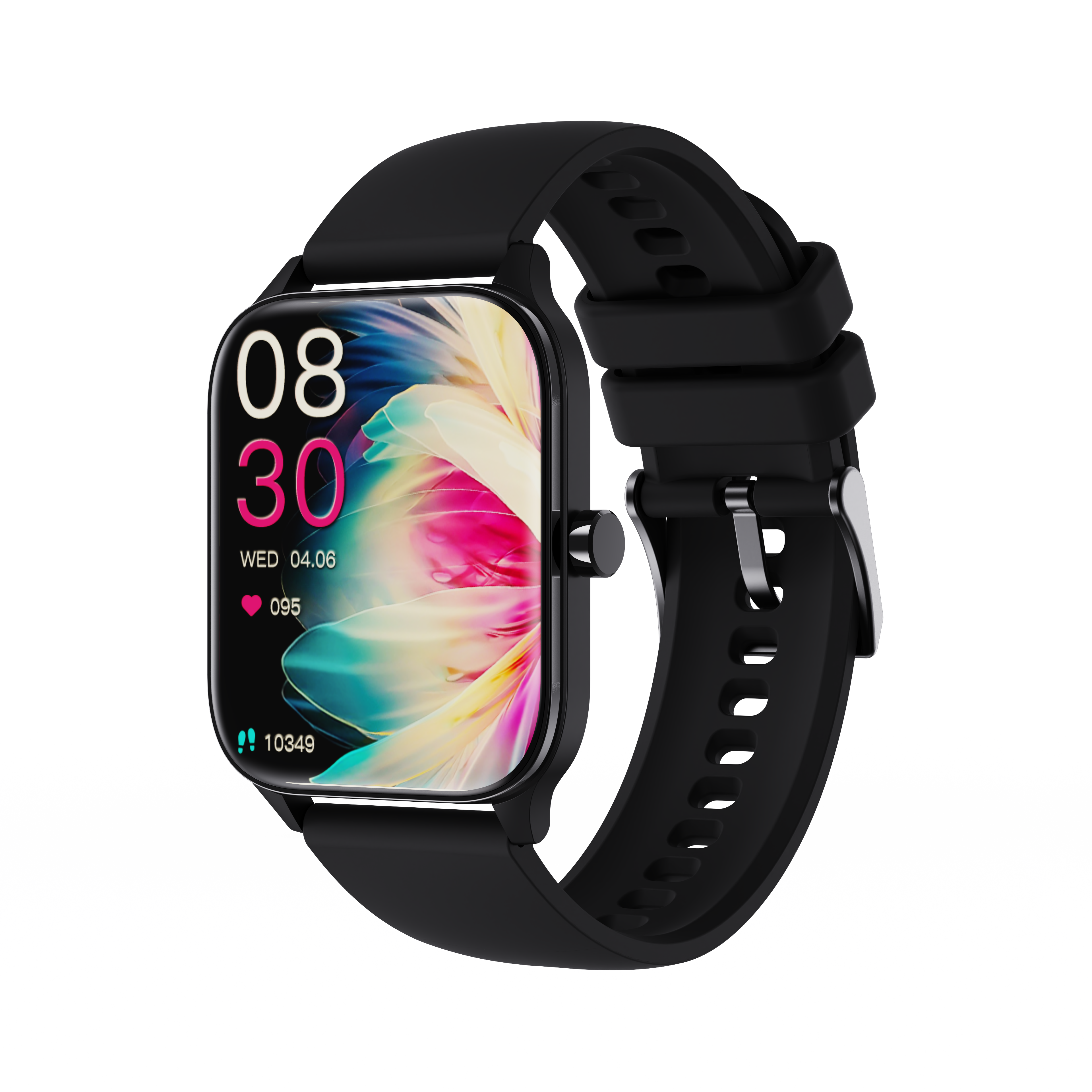 Rugged Large Wrist Watch Health Monitor Black Sports Watch $12.3 ...