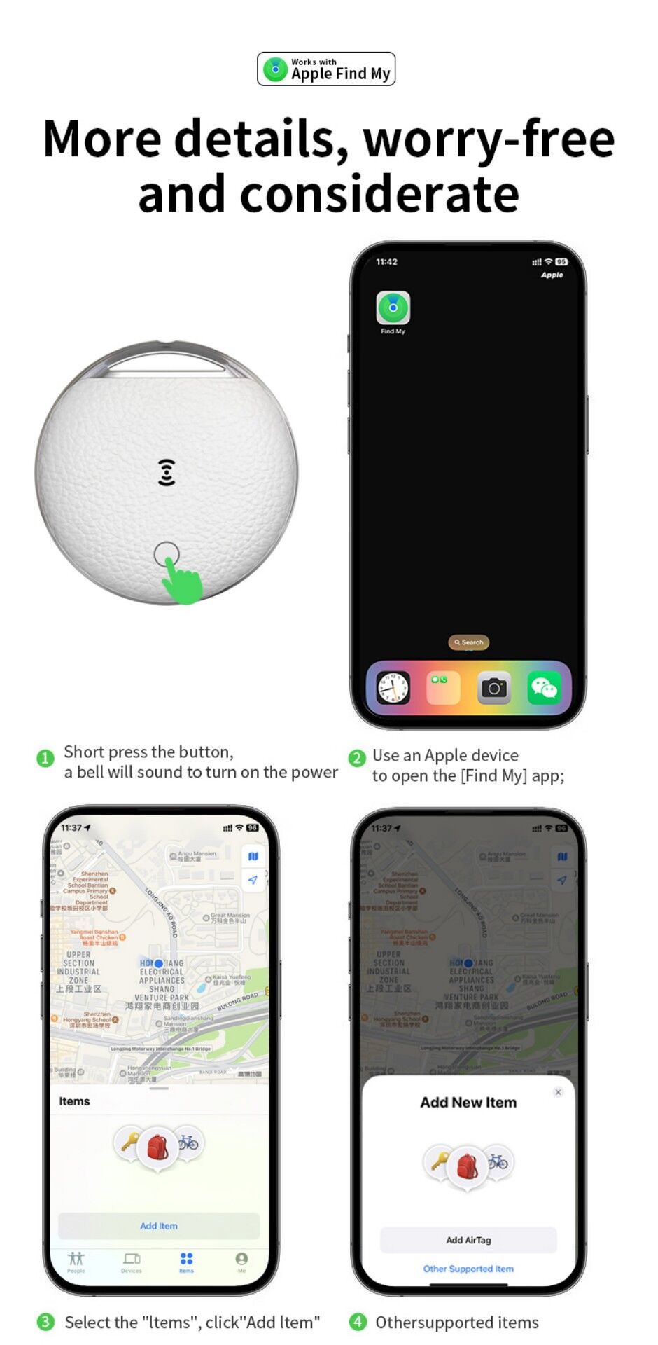 Key Anti Loss Device, Intelligent Anti Loss Buckle, Wallet, Mobile Anti ...