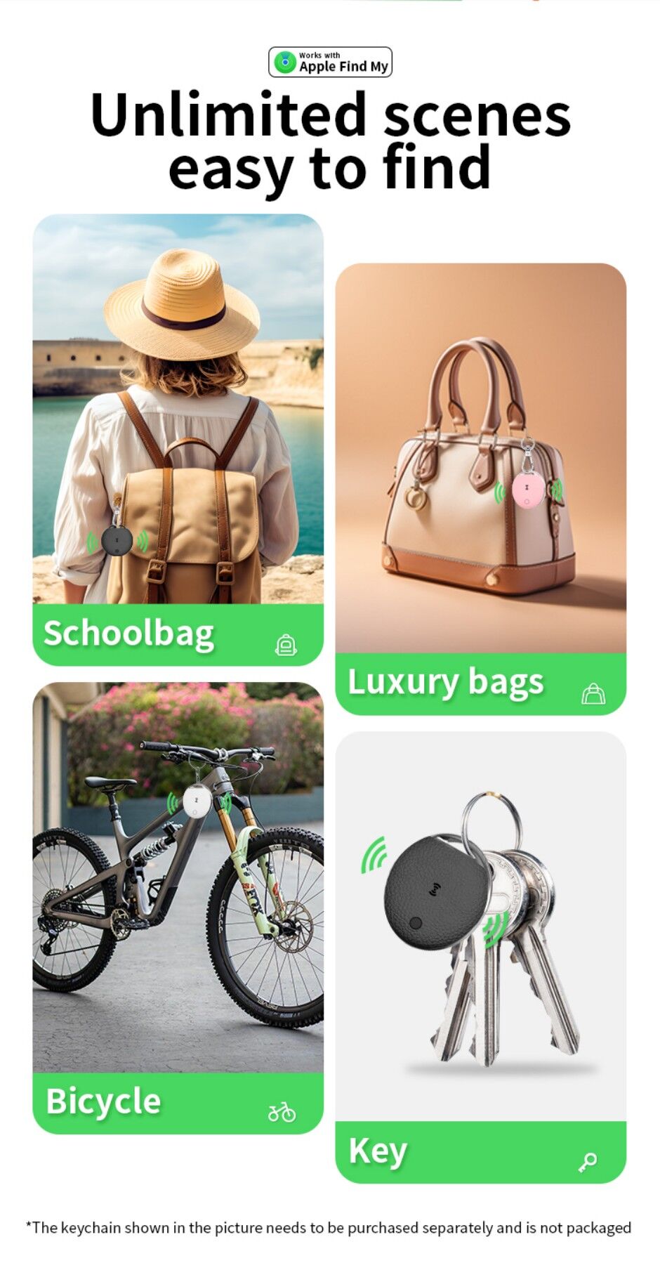 Key Anti Loss Device, Intelligent Anti Loss Buckle, Wallet, Mobile Anti ...