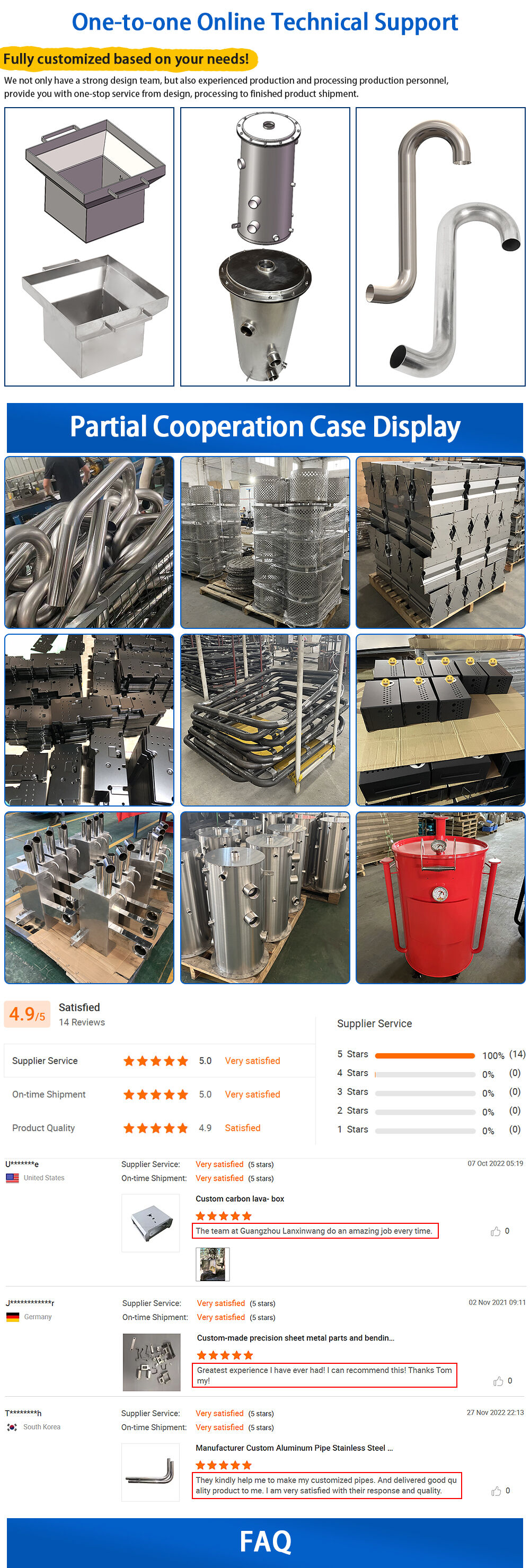 Custom Stainless Steeldrip Tray Sheet Metal Cnc Punching Services ...