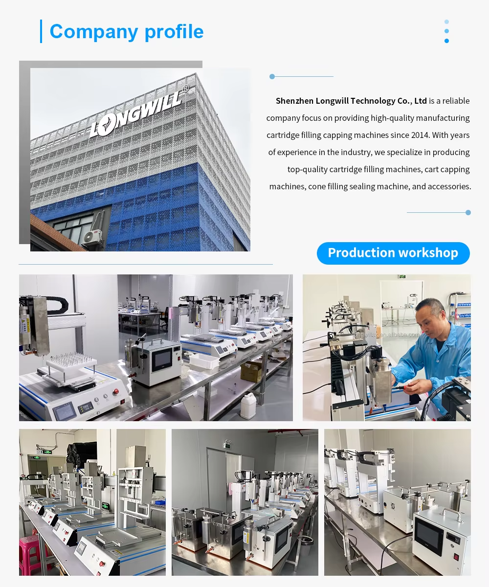 Filling Machine Cart Filled Carts Empty Cartridge Filler Distillate ...