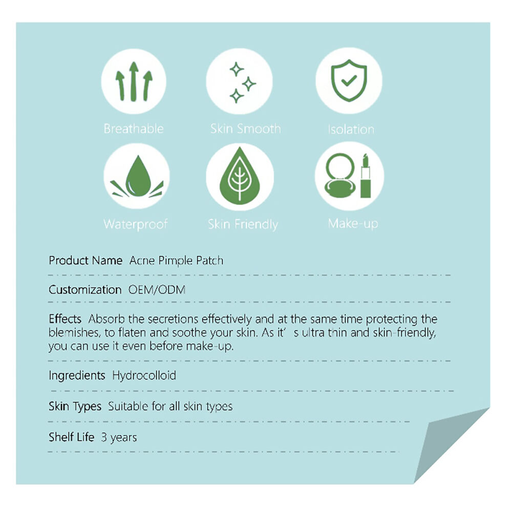 Factory Price 24 Dots Easy-to-tear Transparent Colour Hydrocolloid Acne ...