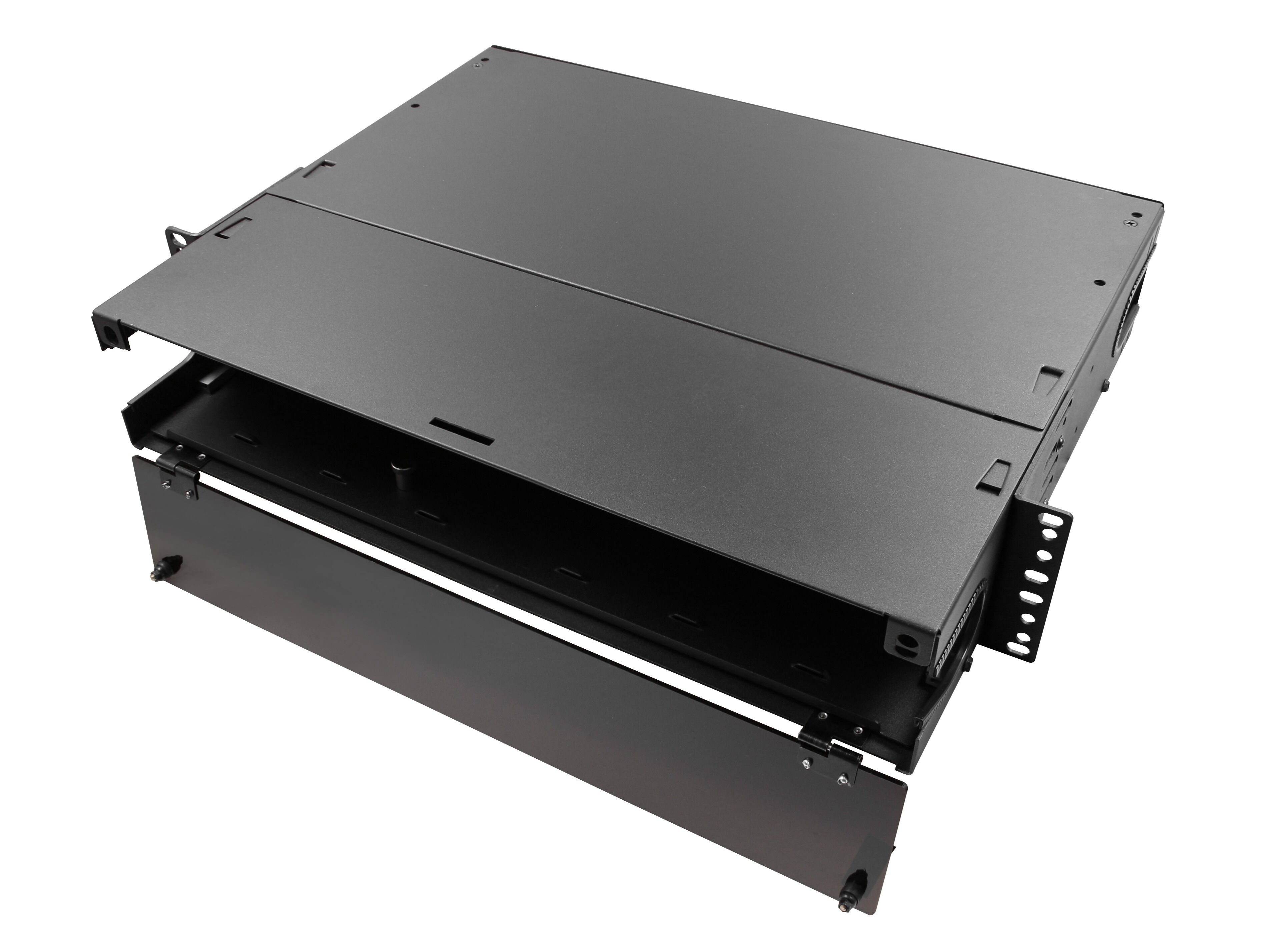 Buy China Wholesale 3u 19” Fiber Optic Patch Panel Holds 9 Lgx Adapter ...