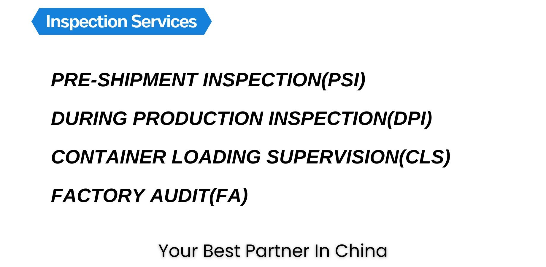 Pre Shipment Quality Control Inspection Services In Shenzhen Ningbo ...