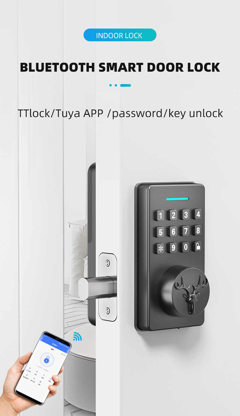 Buy China Wholesale Wholesale Smart Indoor Door Lock Handle-free Full ...