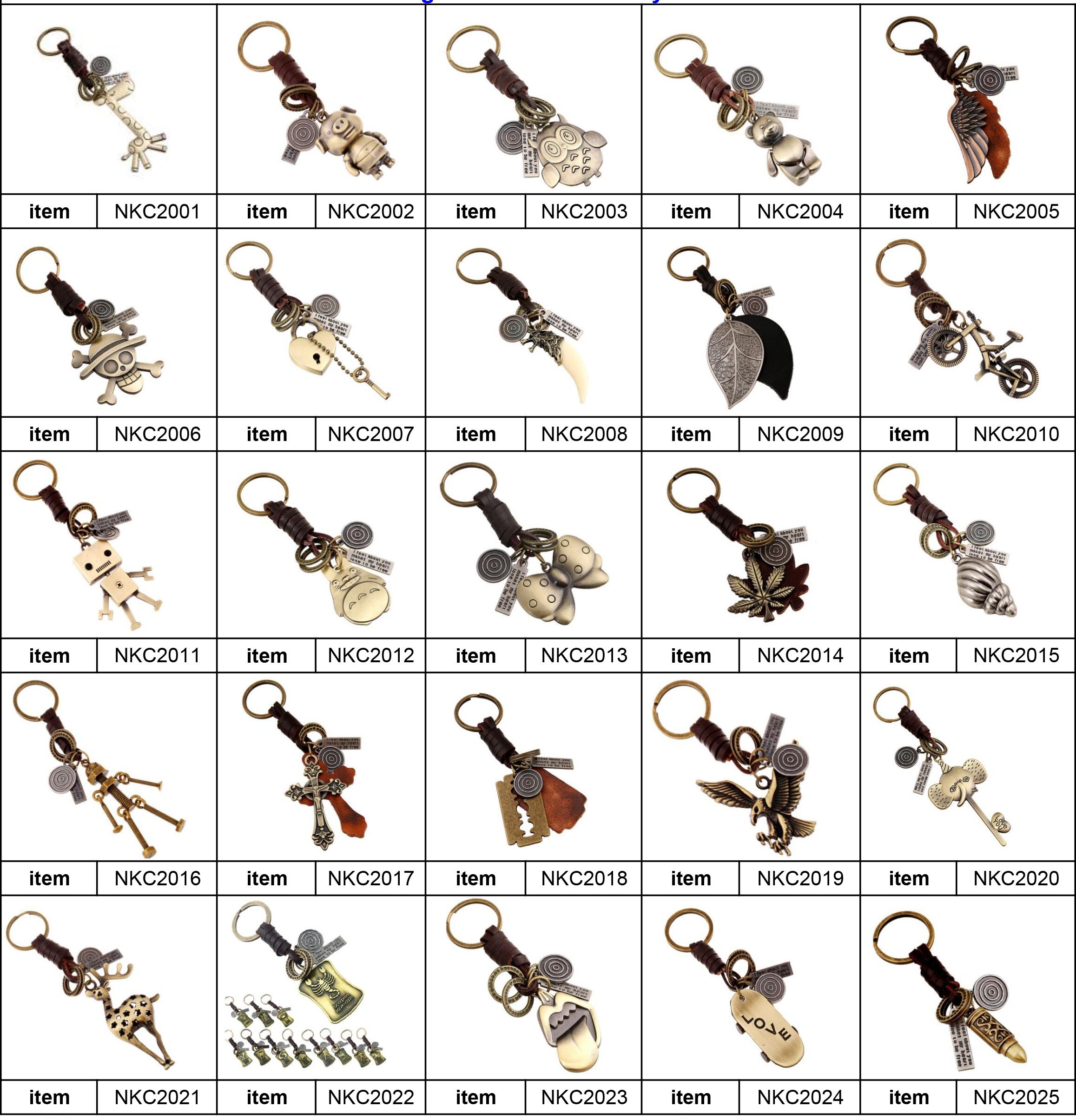 Factory Direct High Quality China Wholesale Handmade Leather Key Ring ...