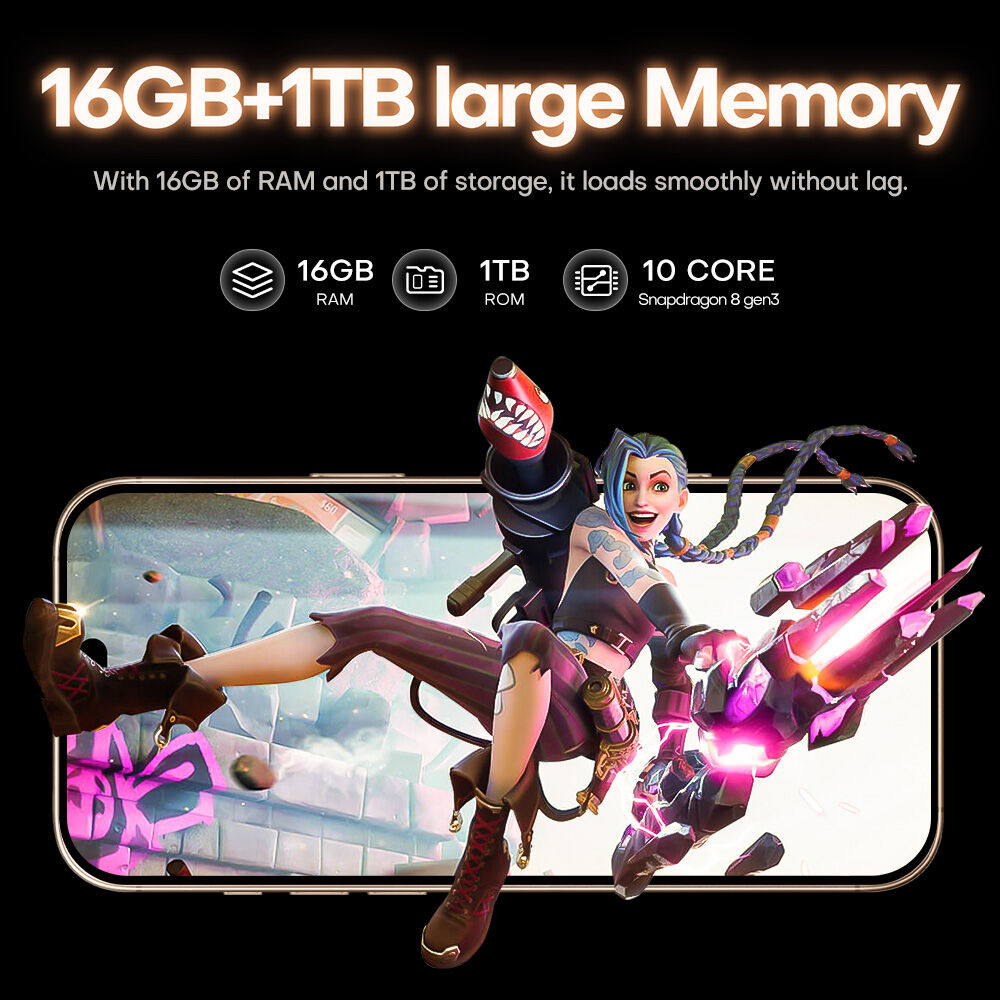 New I16 Pro Max Neuf 7.3 Inch 16gb + 1tb Clone Smartphone 10 Core ...