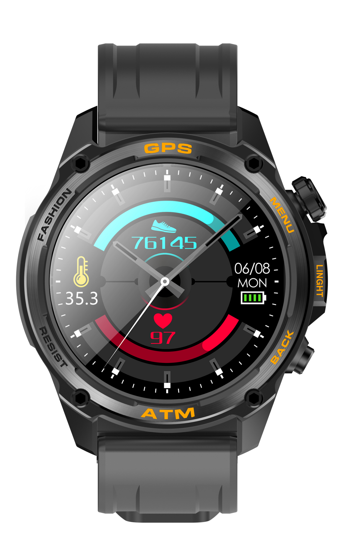 Gps Fitness Activity Sports Tracker Smart Watch 1.43inch Amoled Screen ...