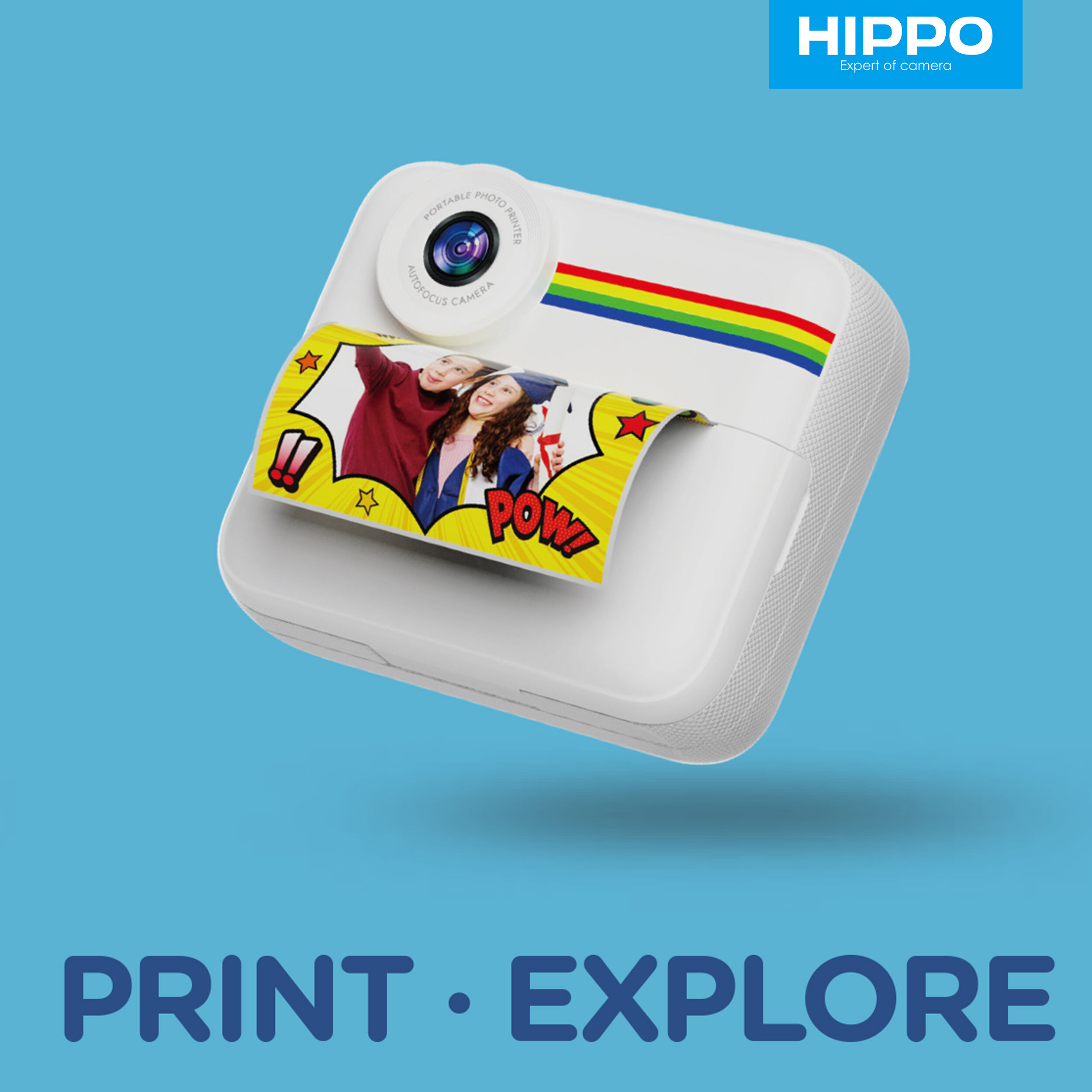 Buy China Wholesale 2.4" Ips 1080p Instant Print Camera Colourful Print ...