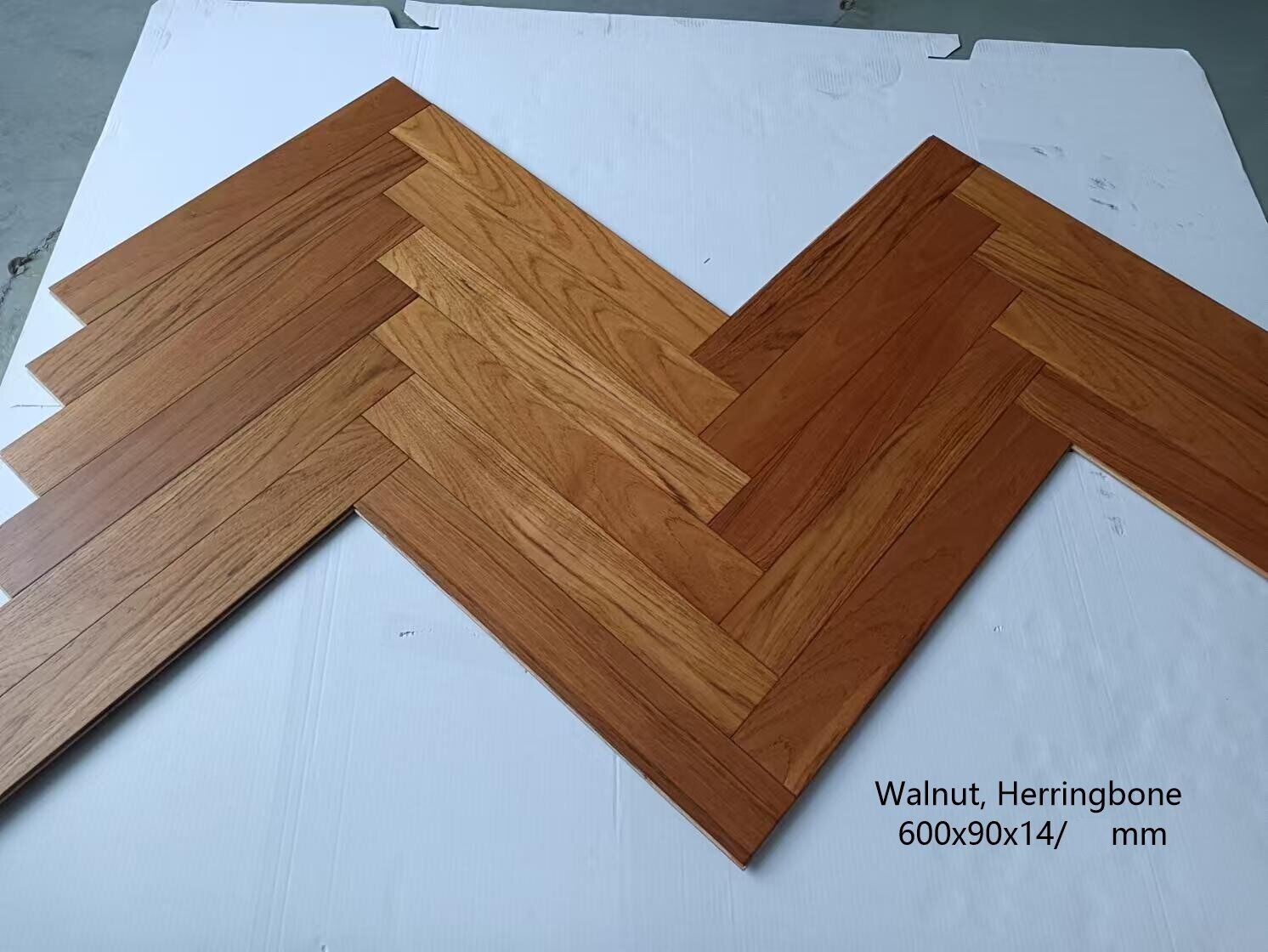 Herringbone Flooring Supplier Walnut Flooring With Straight Grain For Home Office - Expore China ...
