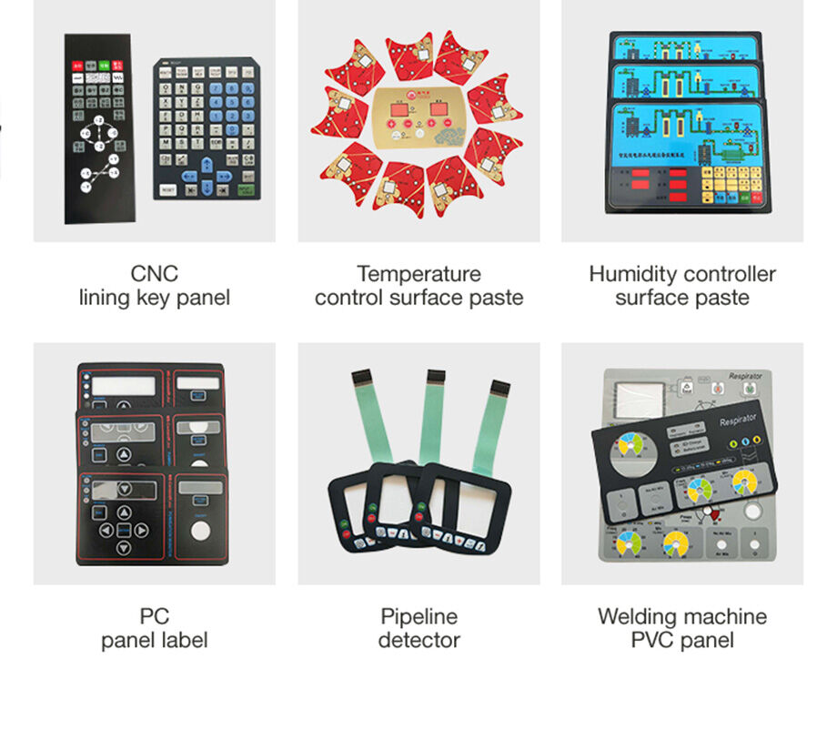 Custom Key Pad Graphics Overlay Button Panel Membrane Keyboard Keyboard ...
