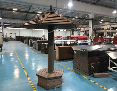 Single-arm Pavilion / Gazebo - Anti Corrosion Small Single-post Gazebo ...