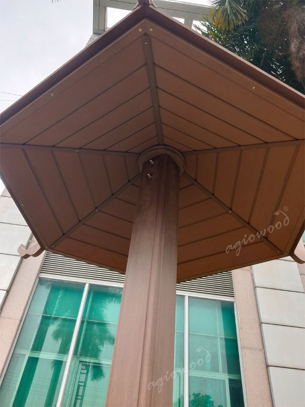 Single-arm Pavilion / Gazebo - Anti Corrosion Small Single-post Gazebo ...