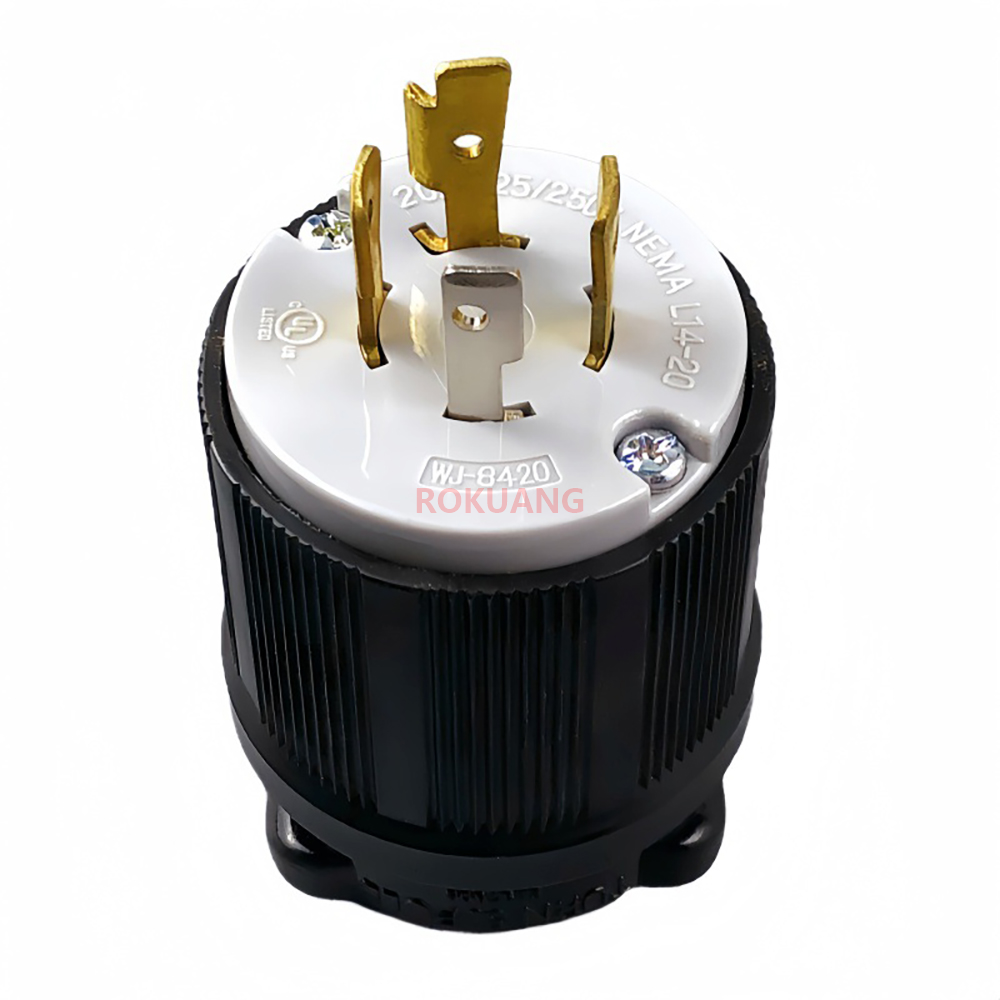 Wholsale Wj-8420 Nema L14-20p 20a 125/250v Ul Cul American Wiring Plug ...