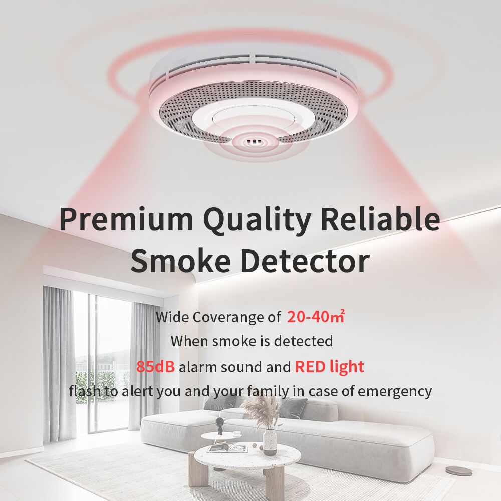 Wireless Interlinked Smoke Alarm Fire Sensor Sealed 10-year Battery ...