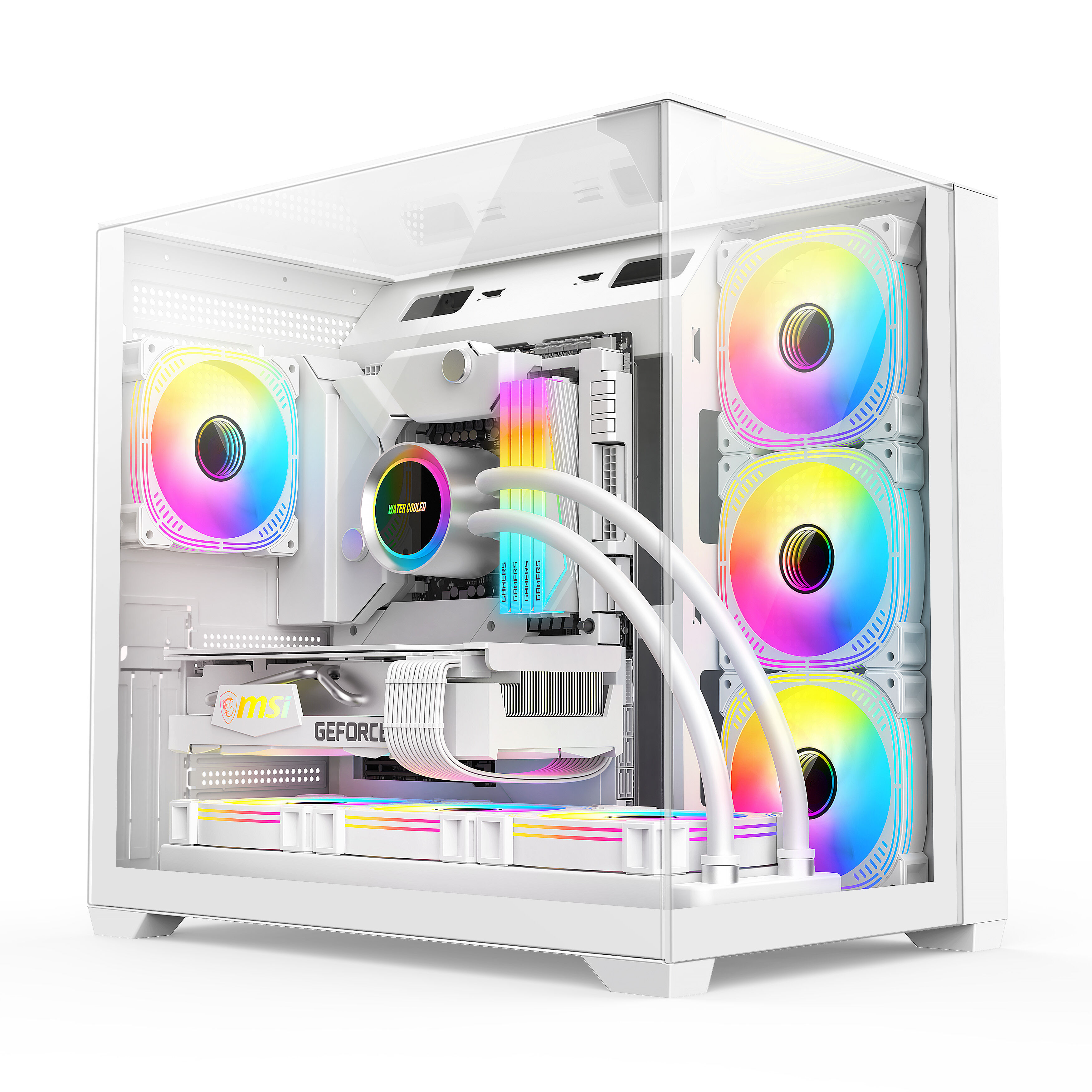Wholesale Three-sided Glass Chassis That Supports Full-size Atx ...