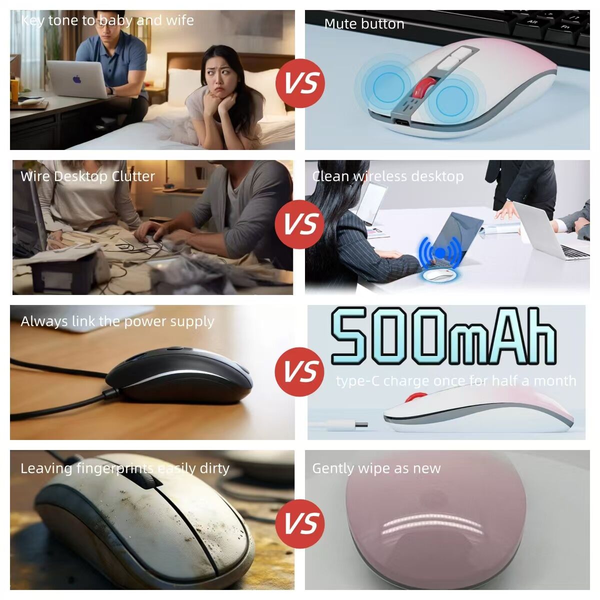 Ai Smart Mouse Wireless Smart Multi Language Voice Translation Typing ...