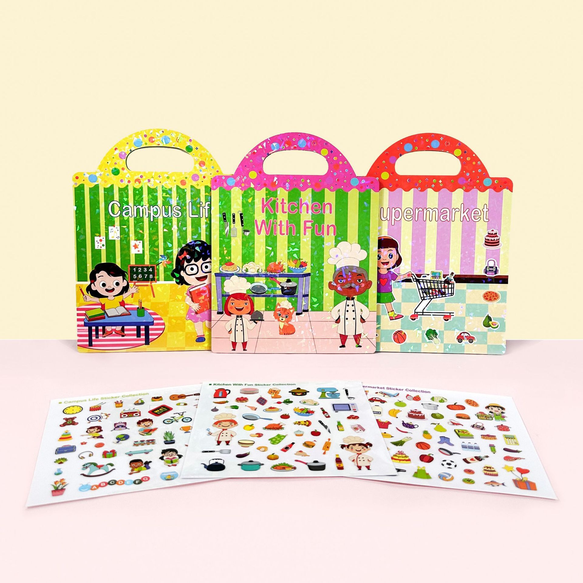 Buy China Wholesale Reusable Sticker Book For Toddlers 2-6 Years, 3 ...