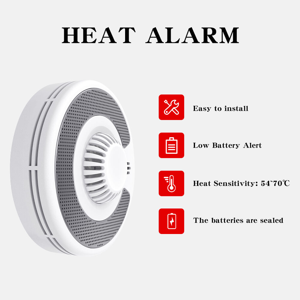 Buy China Wholesale V-come Smoke And Heat Alarm With Sealed 10-year Li ...
