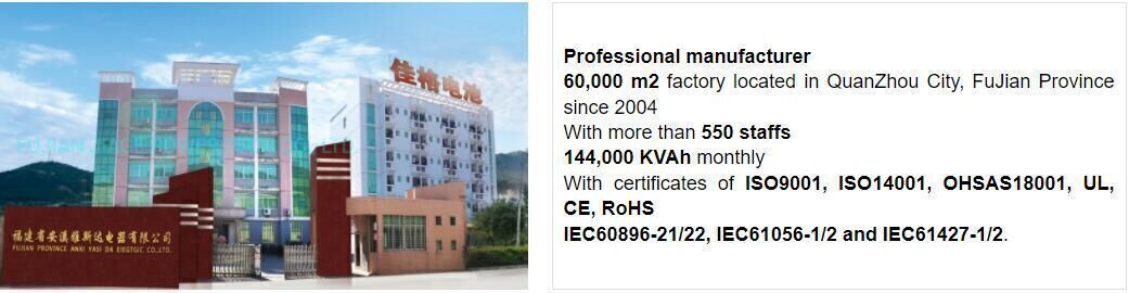 12v 65ah Smf Vrla Battery Compliant With Iec60896-21/22 For ...