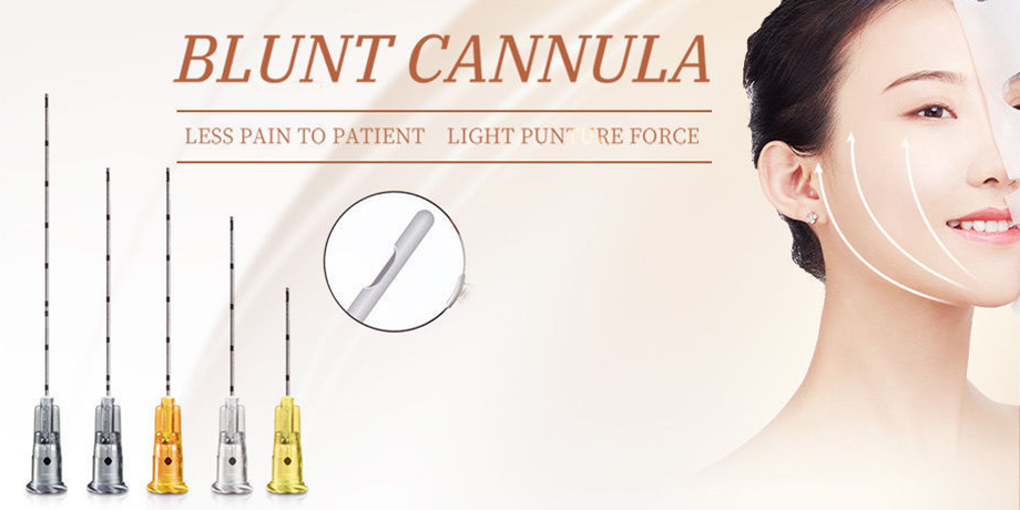 Disposable Micro Cannula Sterile Needle Blunt Tip For Filler Injection ...