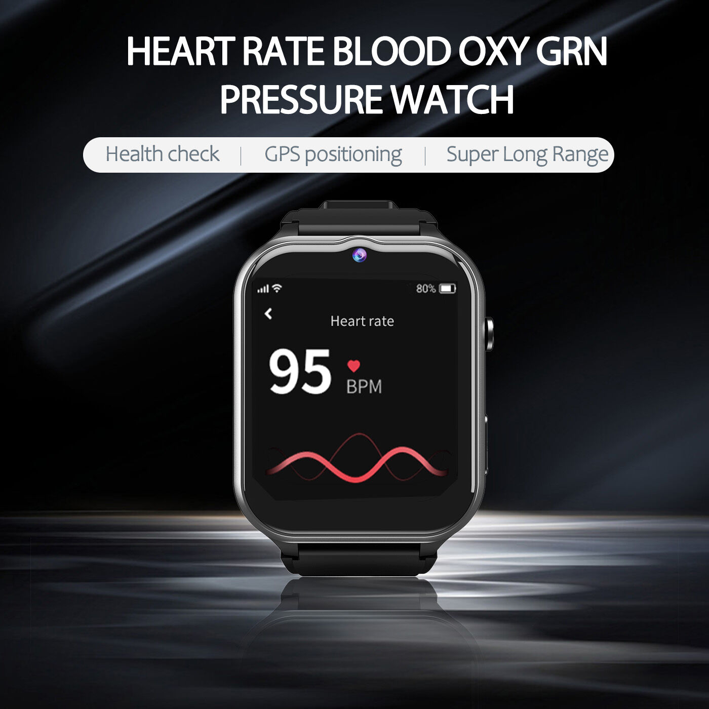 4g Senior Gps Smartwatch With Sos Fall Detection & Geofence Alerts For ...