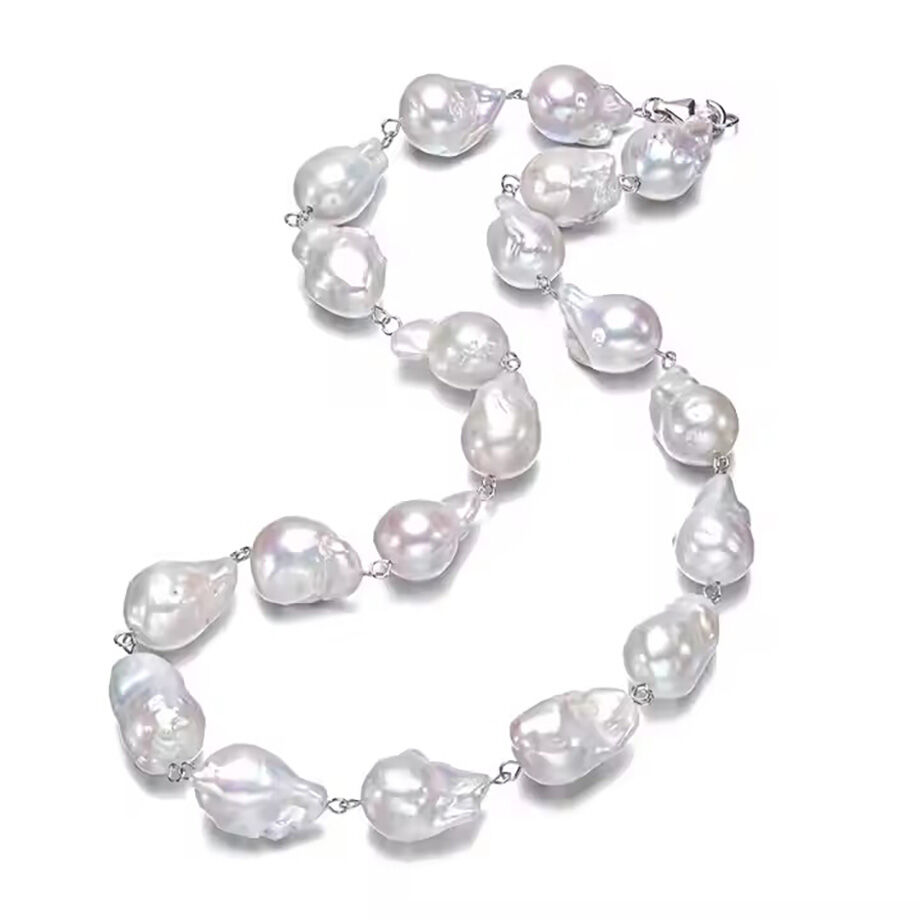 15-16mm Aa Coin Pearl 925silver Ball With Natural China Freshwater ...