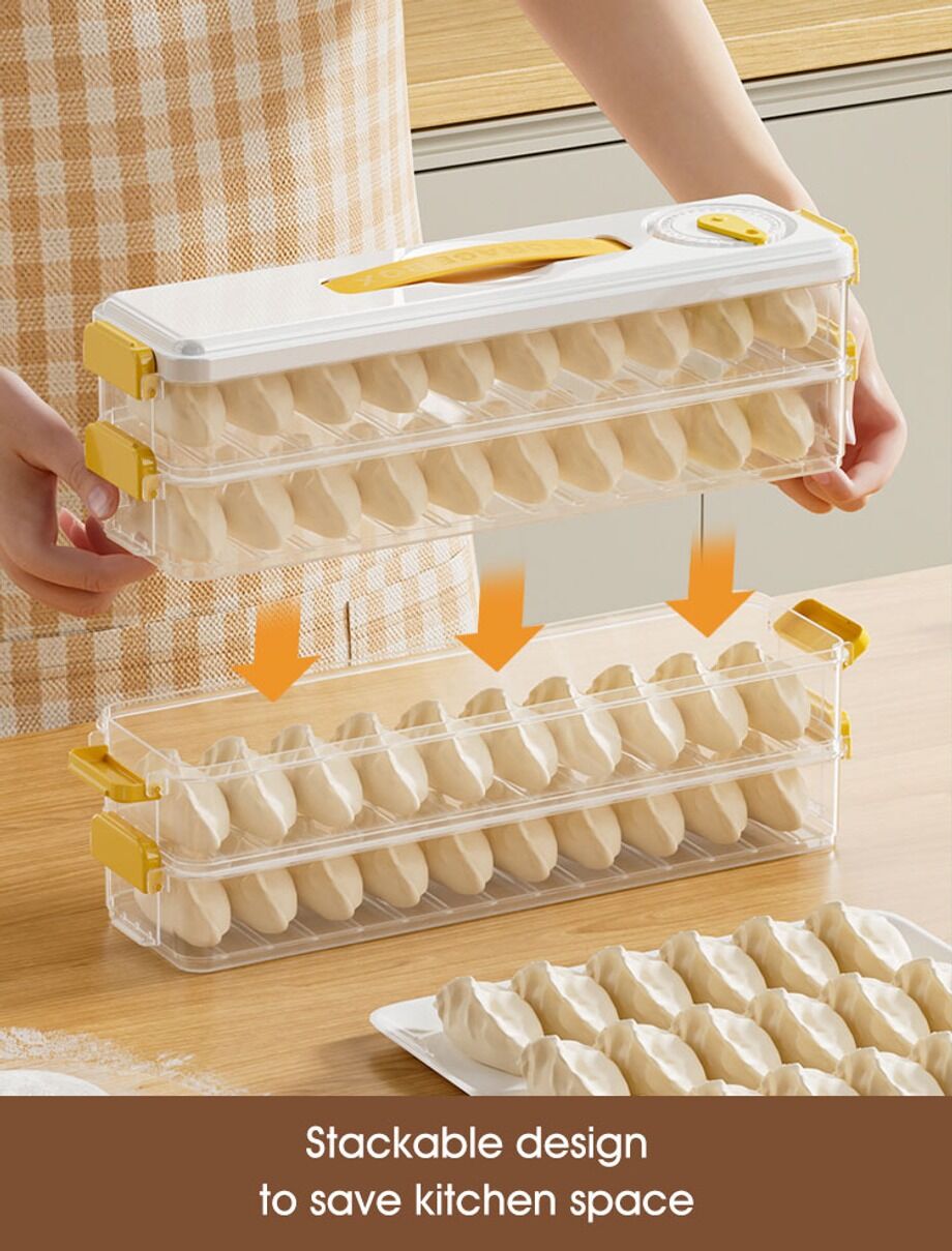 Dumpling Box Refrigerator Freezer Fresh Storage Box Household Kitchen ...