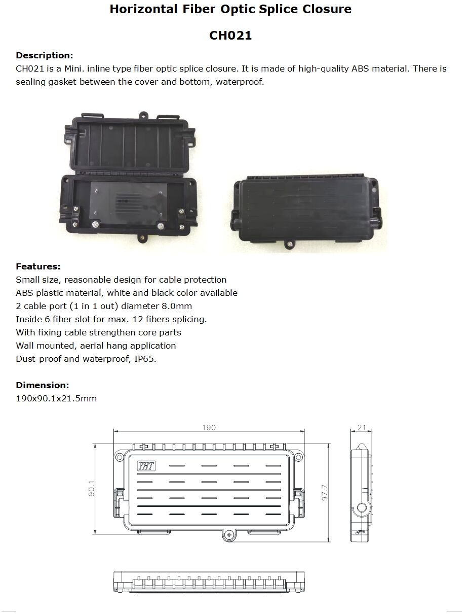 Buy China Wholesale Ftth Abs Ip65 Horizontal 1 In 1 Out Inside 6 Fiber ...