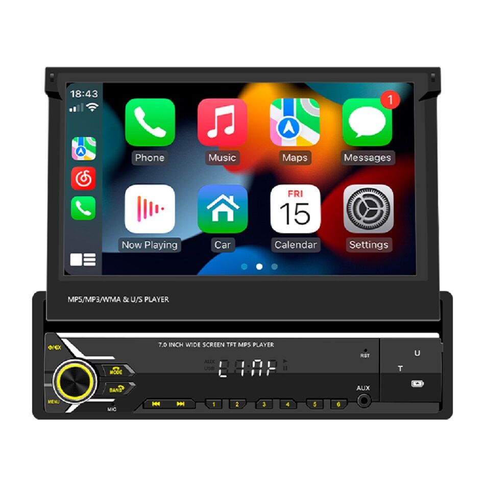 Android 13.0 Carplay 7 Inch Universal One Din Rgb Multimedia In Dash ...