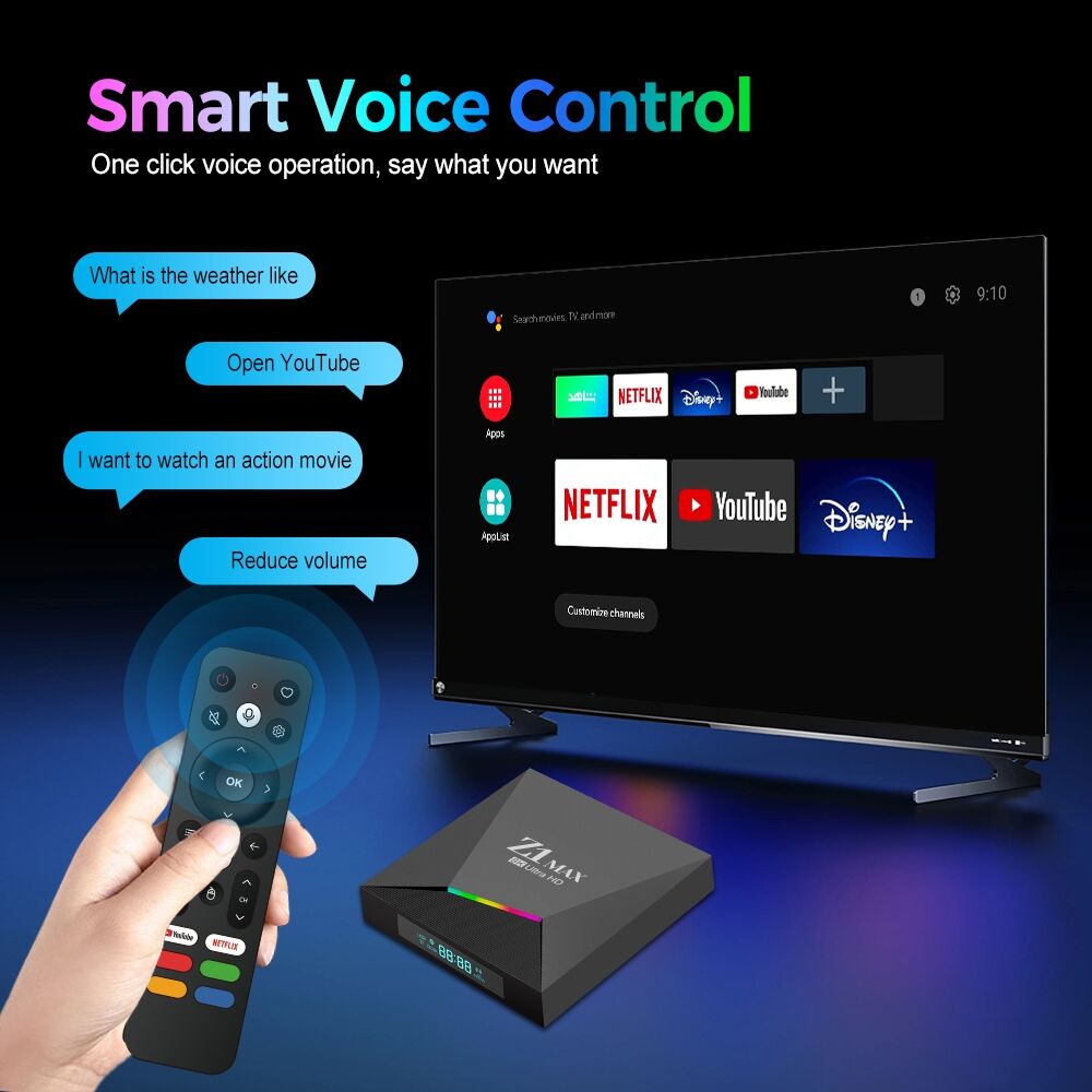 Achetez en gros Z1 Max Android Tv Box - Puce H618, Lecteur Multimédia ...