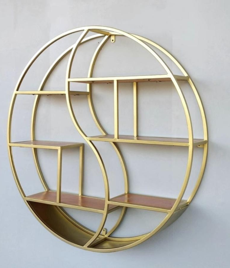 Wholesale Living Room Wall Hanging Wrought Iron Shelf Retro Creative ...