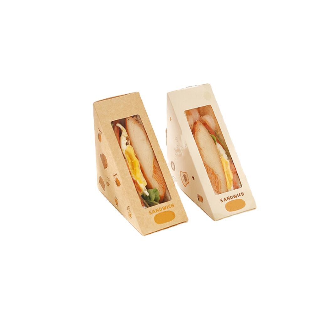 Custom Printed Paper Sandwich Box Bakery Packaging - China Wholesale ...