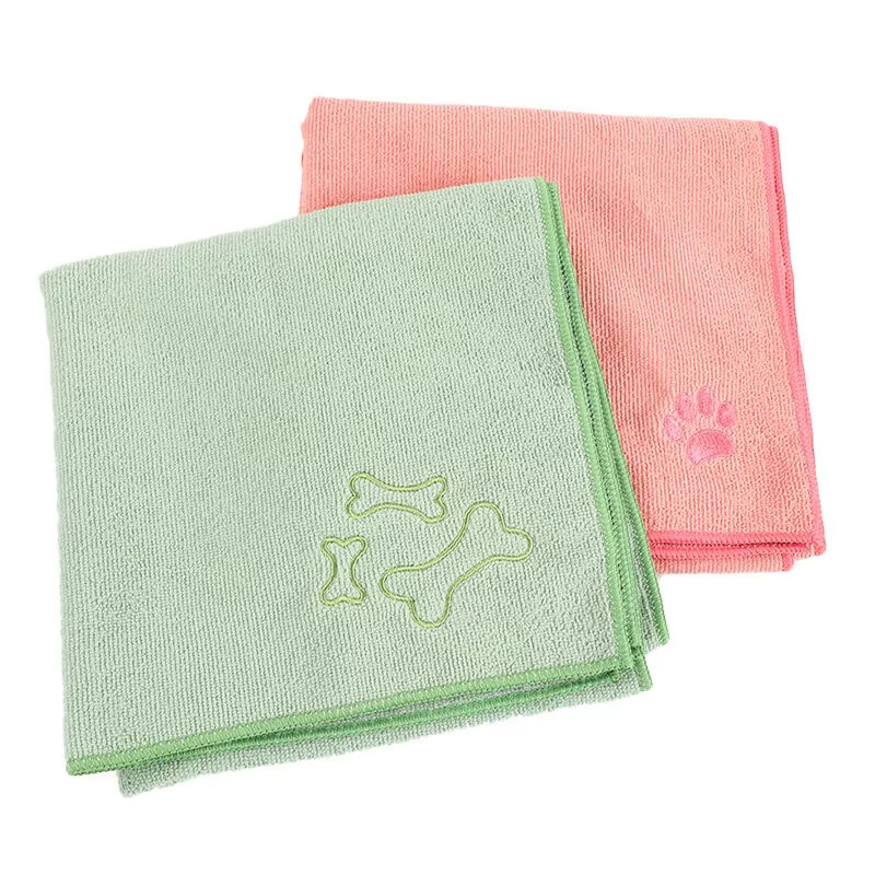 Absorbent Soft Microfiber Pet Towel Dog Towels For Drying Dogs Bath ...