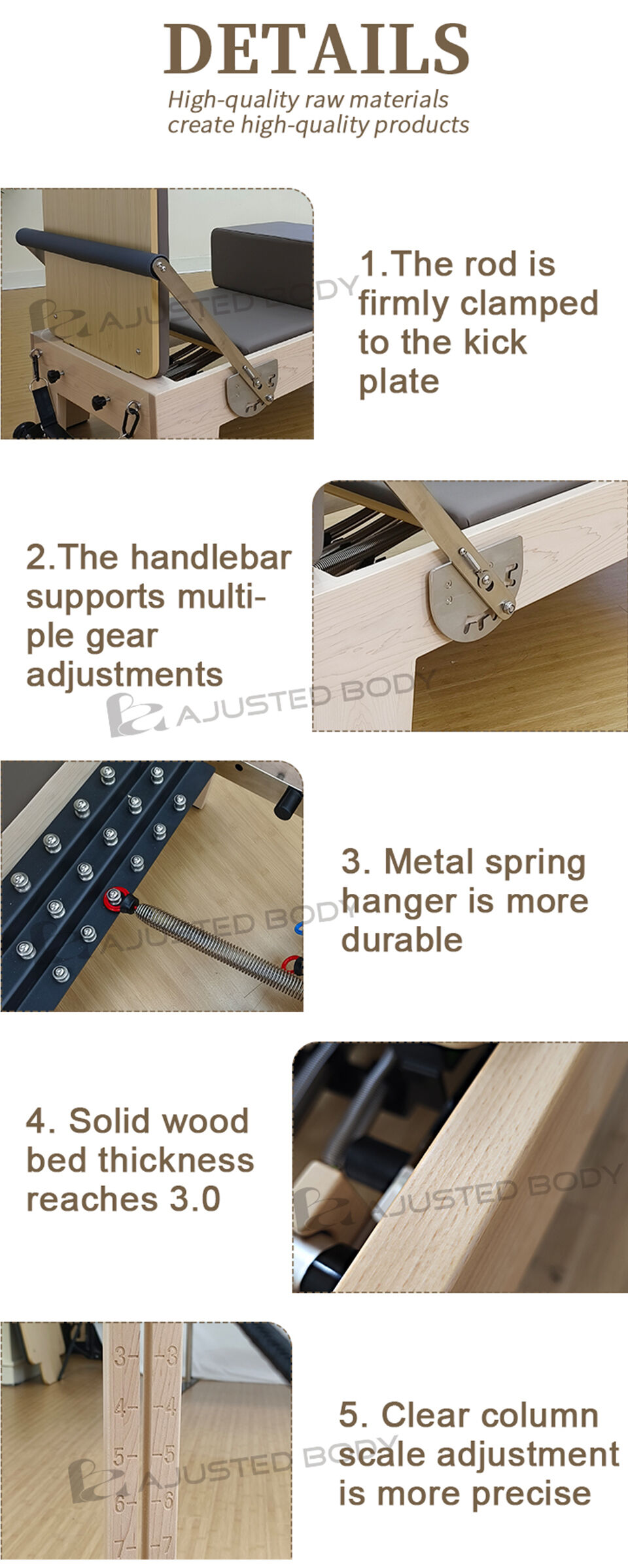 Buy China Wholesale Pilates Core Bed Maple Reformer Gym Home Yoga Bed ...