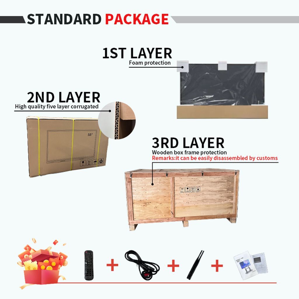 Factory Price 46 49 55 65 75inch Lcd Commercial Digital Advertising ...