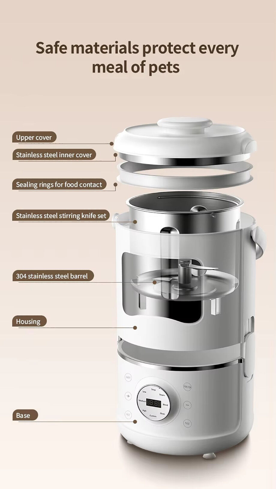 Bulk Buy China Wholesale Factory Direct New Pet Food Churning Machine ...