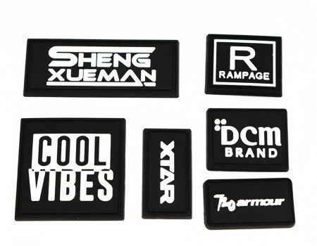 Wholesale Custom Silicone Badge Rubber Patch 3d Logo Pvc Label For ...