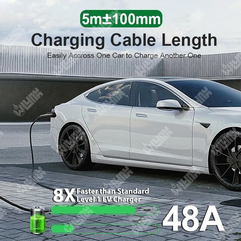 Extension Cord For Tesla – Heavy-duty Level 2 Ev Charging Cable ...