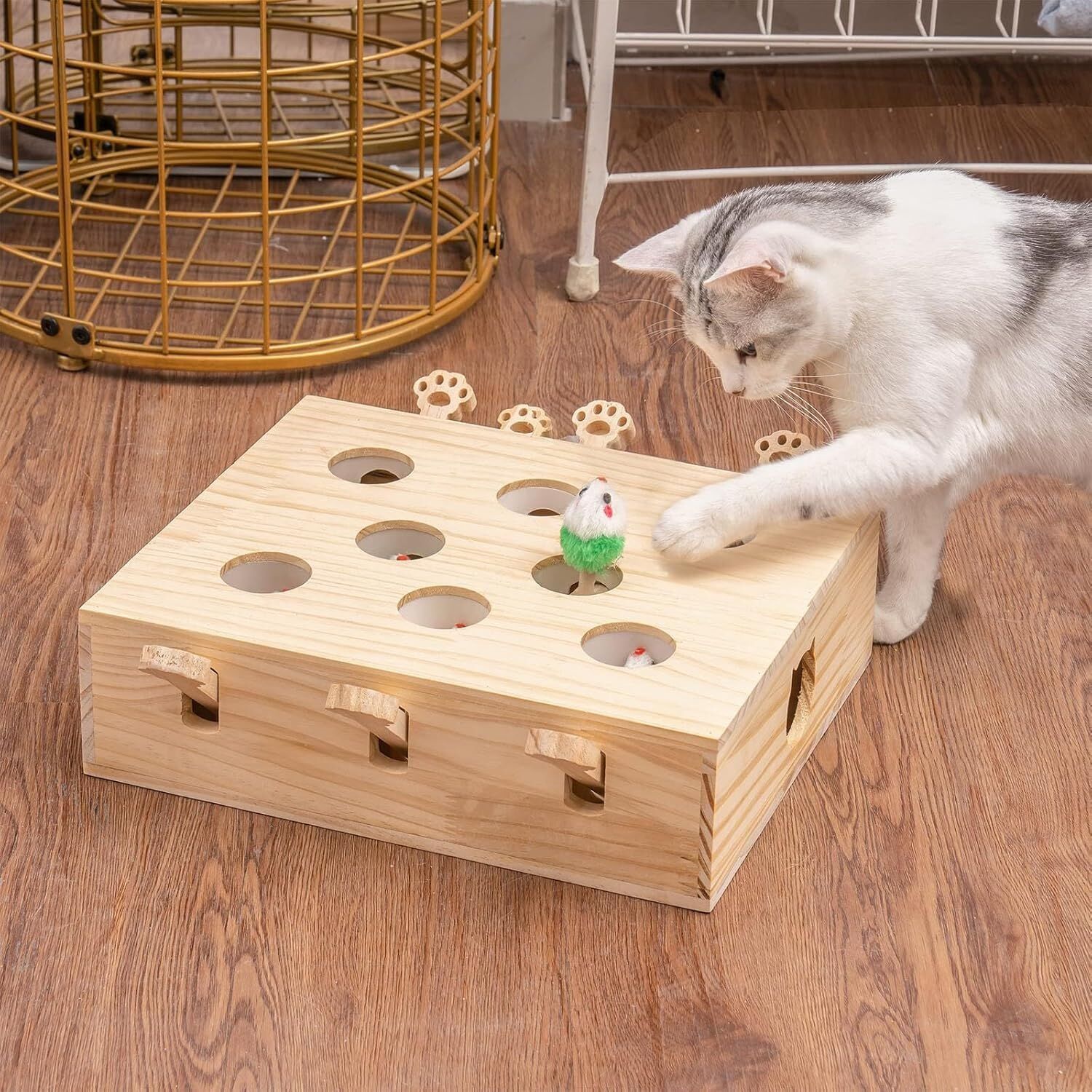 Factory Direct High Quality China Wholesale Cat Whack A Mole Toy Wood ...