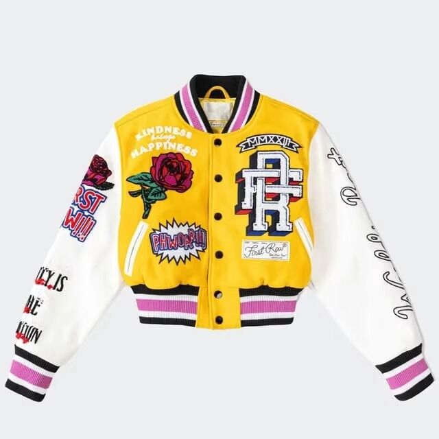 Letterman Varsity Jackets Plus Size Men's Leather Jackets Chenille ...