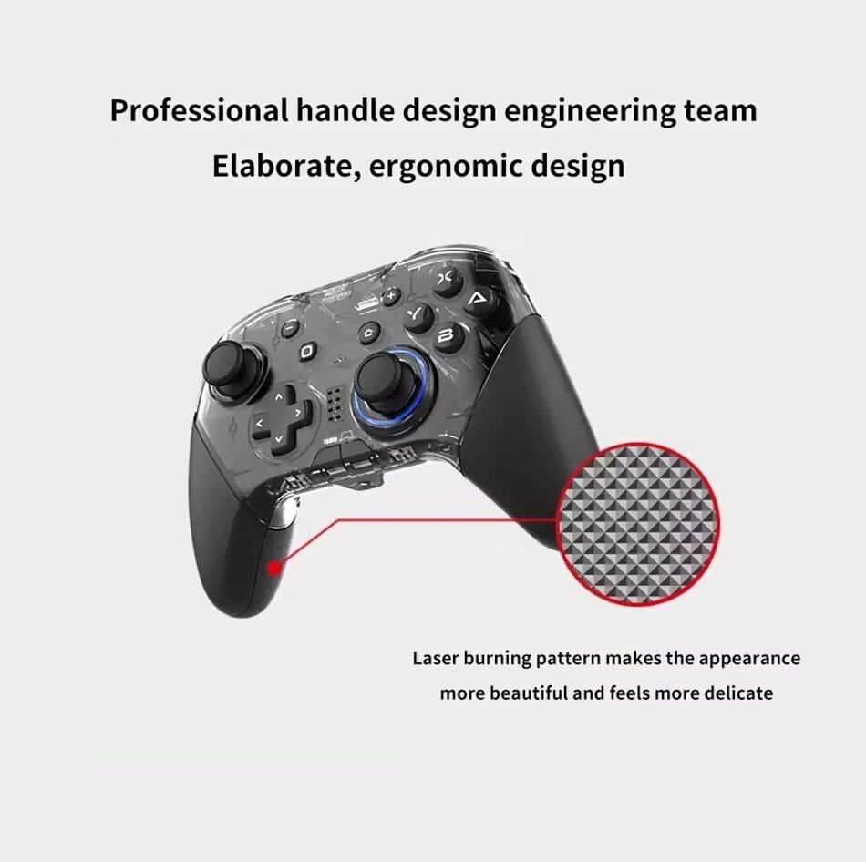 Game Controller Transparent Usb Wireless Gaming Controller For Xbox One ...