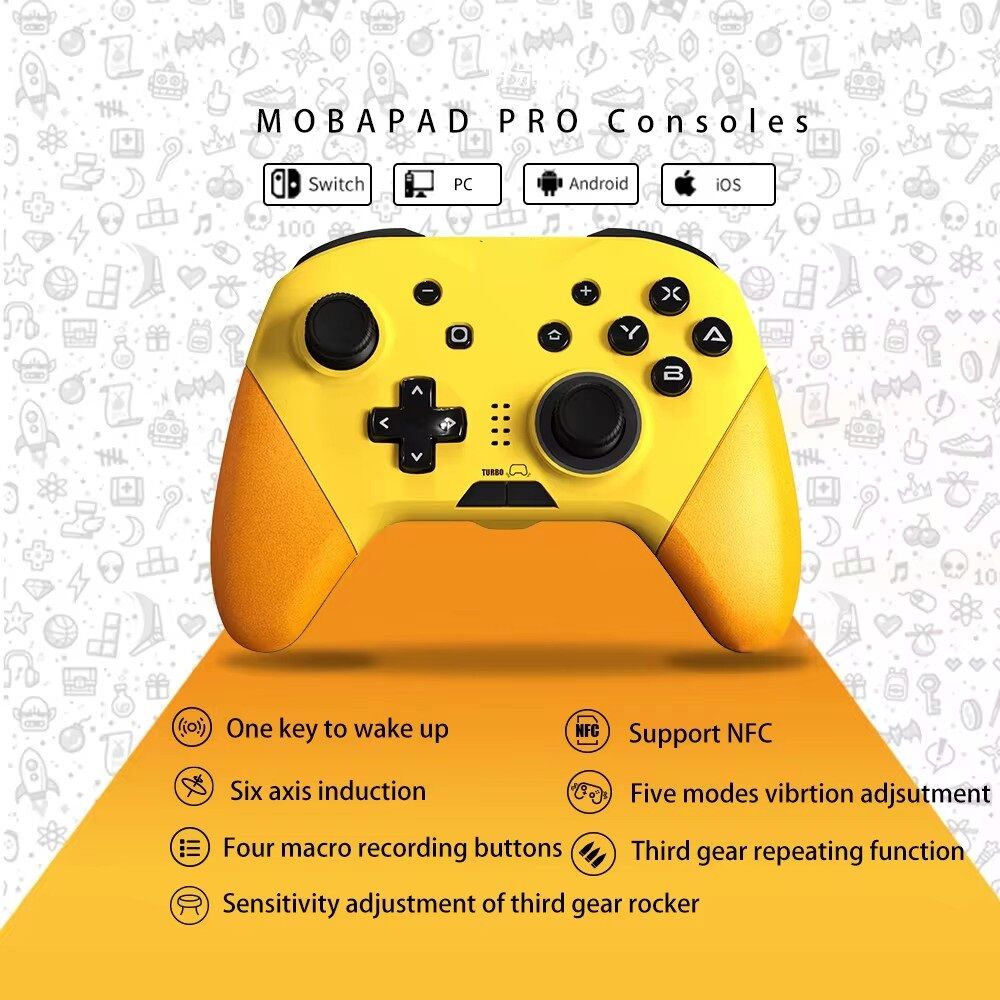 Game Controller Transparent Usb Wireless Gaming Controller For Xbox One ...