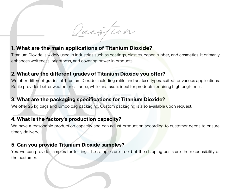 Factory Direct High Quality China Wholesale High Performance Tio2 ...