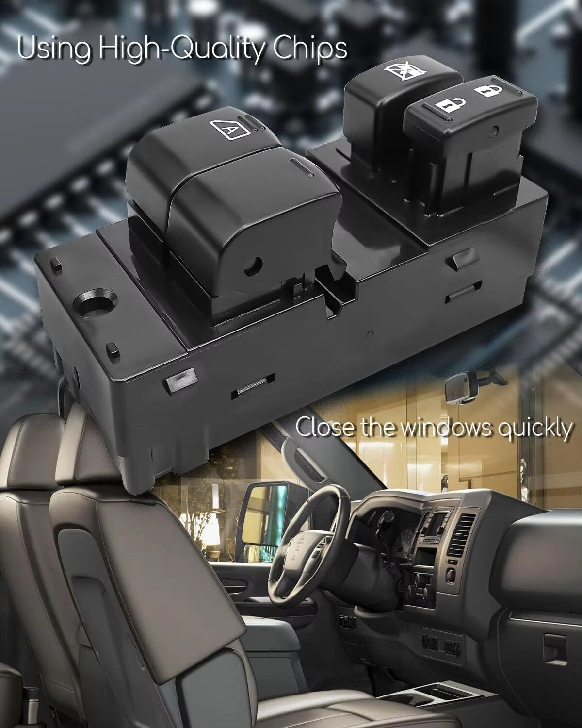 Wholesale Price Window Lifter Control Master Switch Electric Car Power ...