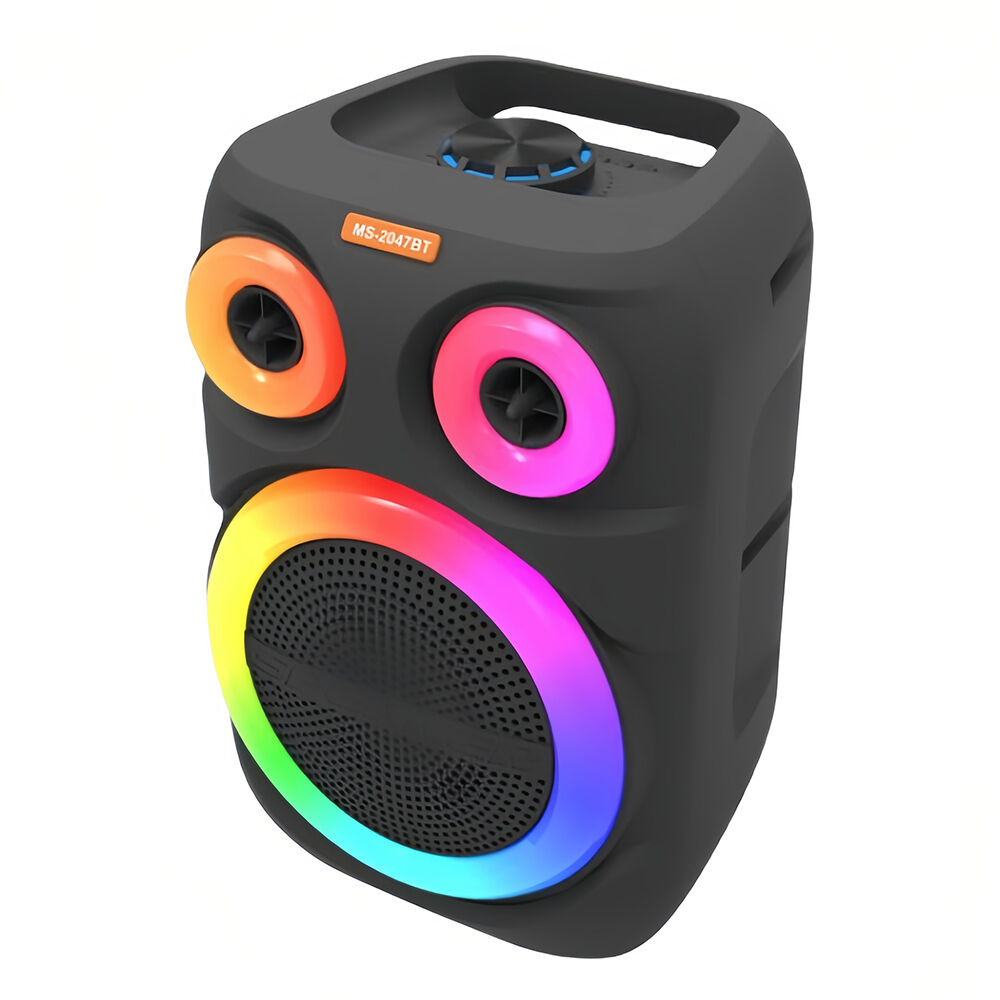 Caankei Bluetooth Speaker 8-inch Rgb Lighting Karaoke Player Wireless ...